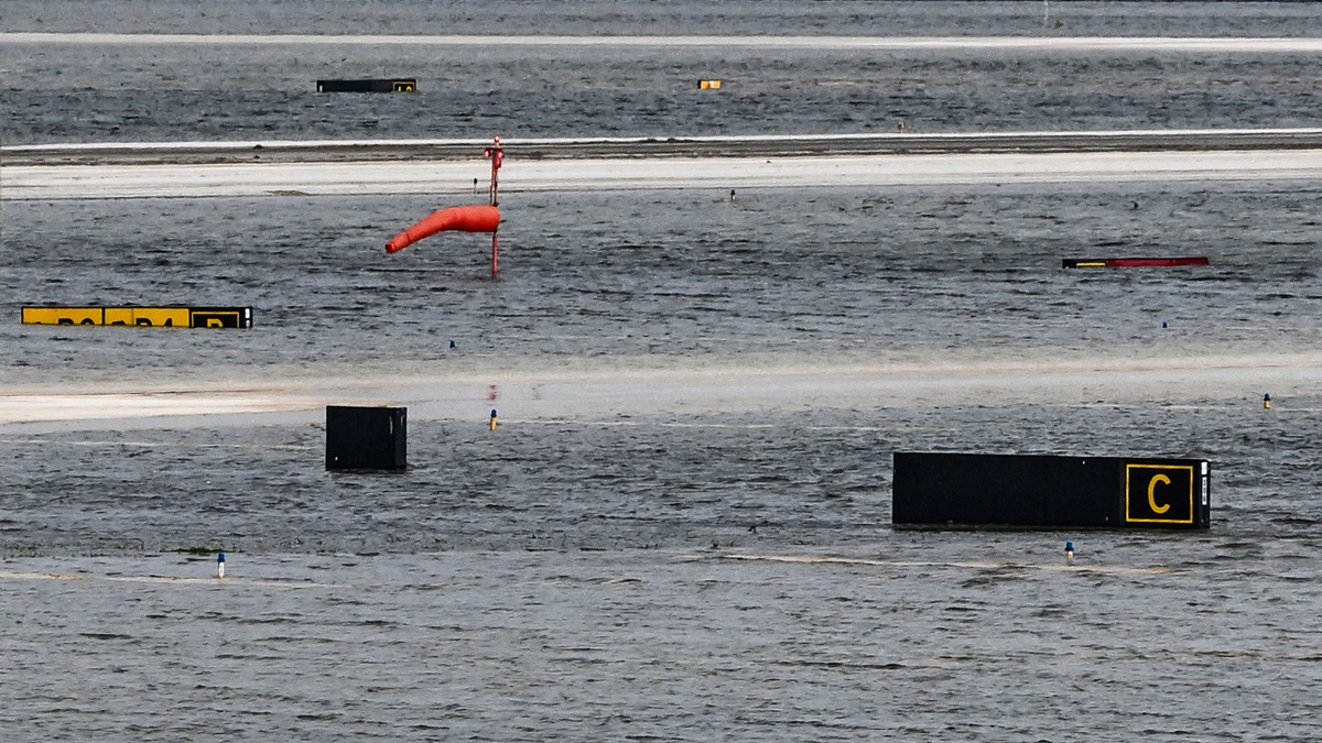 Raised Runway at FLL Airport No Match for Historic Rainfall Despite ...