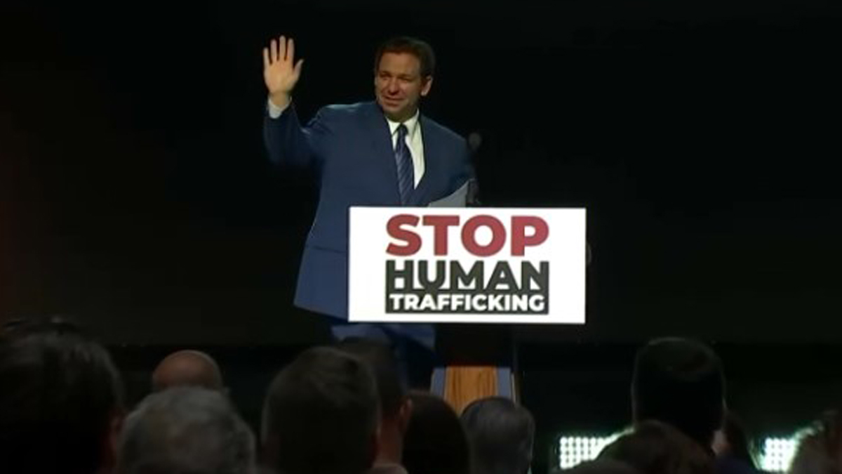 Florida Gov Ron Desantis Signs Bills To Battle Human Trafficking Nbc
