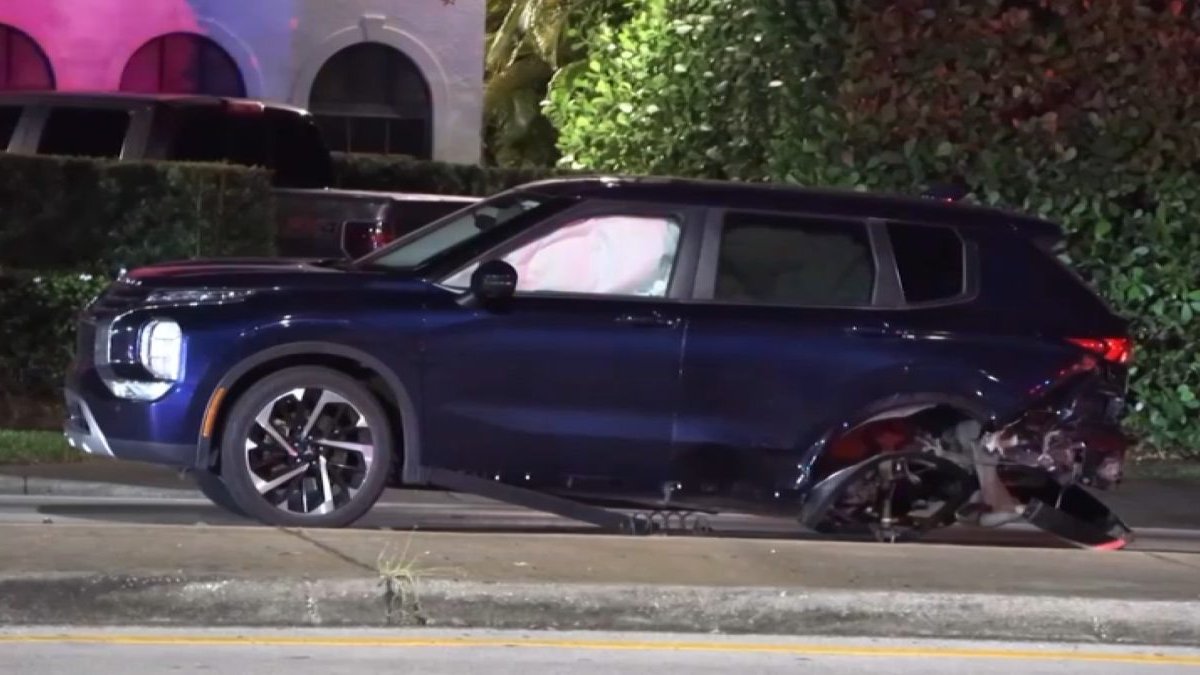 Stolen Gun Suspect Flees After Chase Ends In Crash In Miami Police
