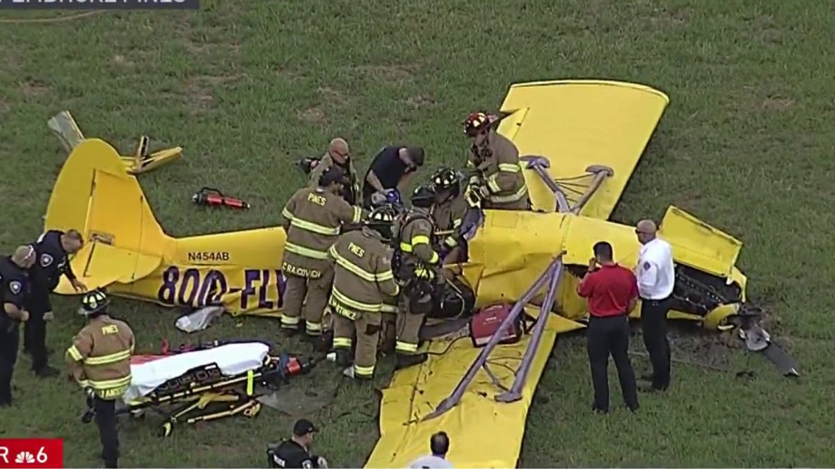 Small Plane Crashes at North Perry Airport in Pembroke Pines – NBC 6 ...