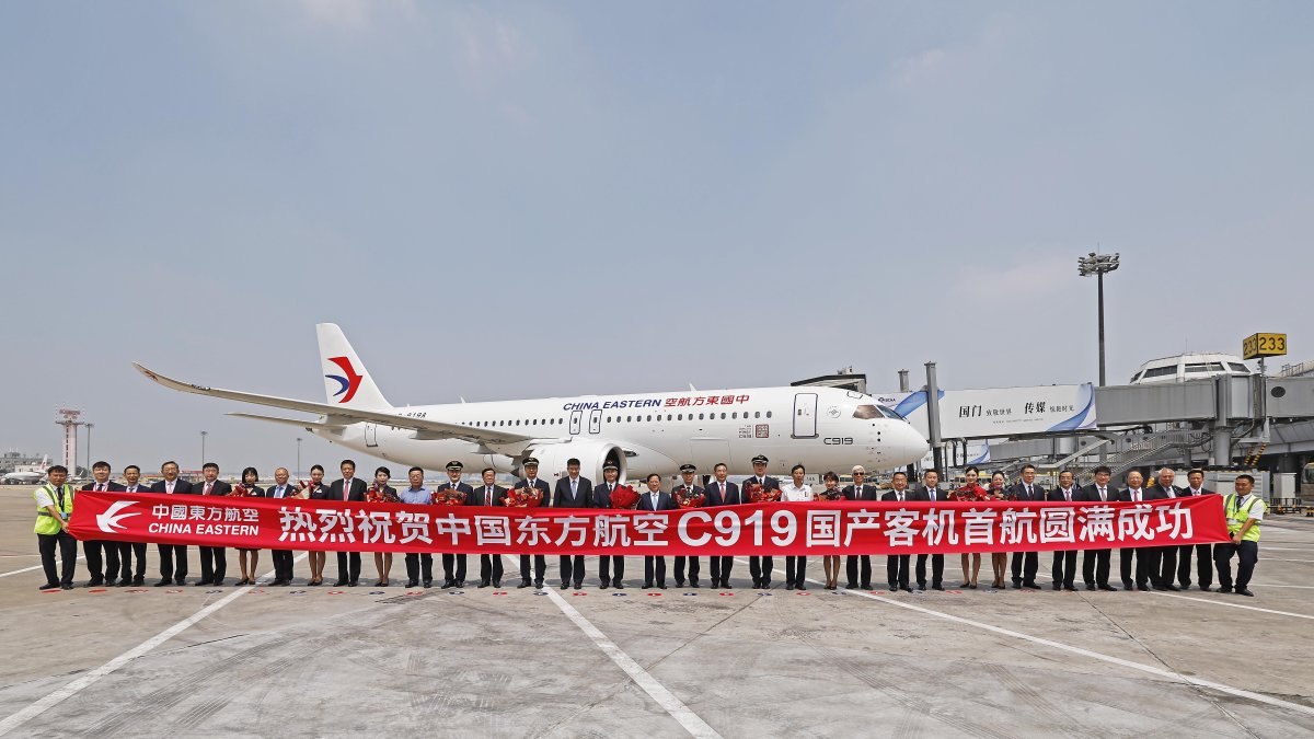 China’s 1st Domestically Made Plane Completes Commercial Flight – NBC 6 ...