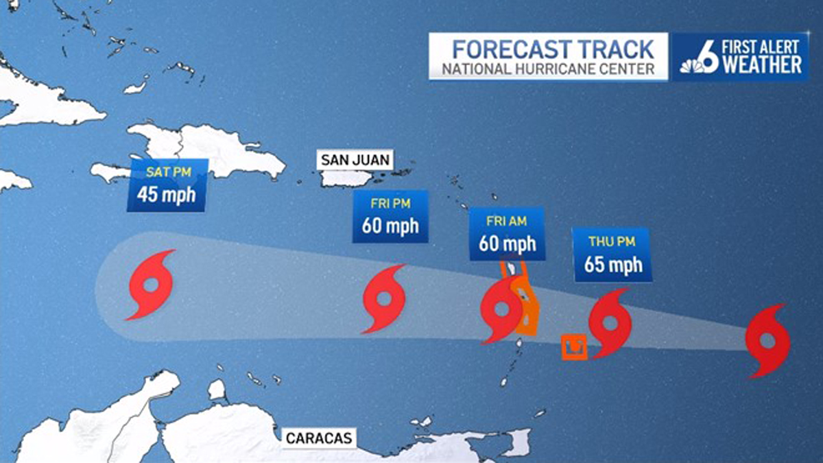 Tropical Storm Bret: warning issued for St. Lucia, Dominica, Martinique – NBC 6 South Florida