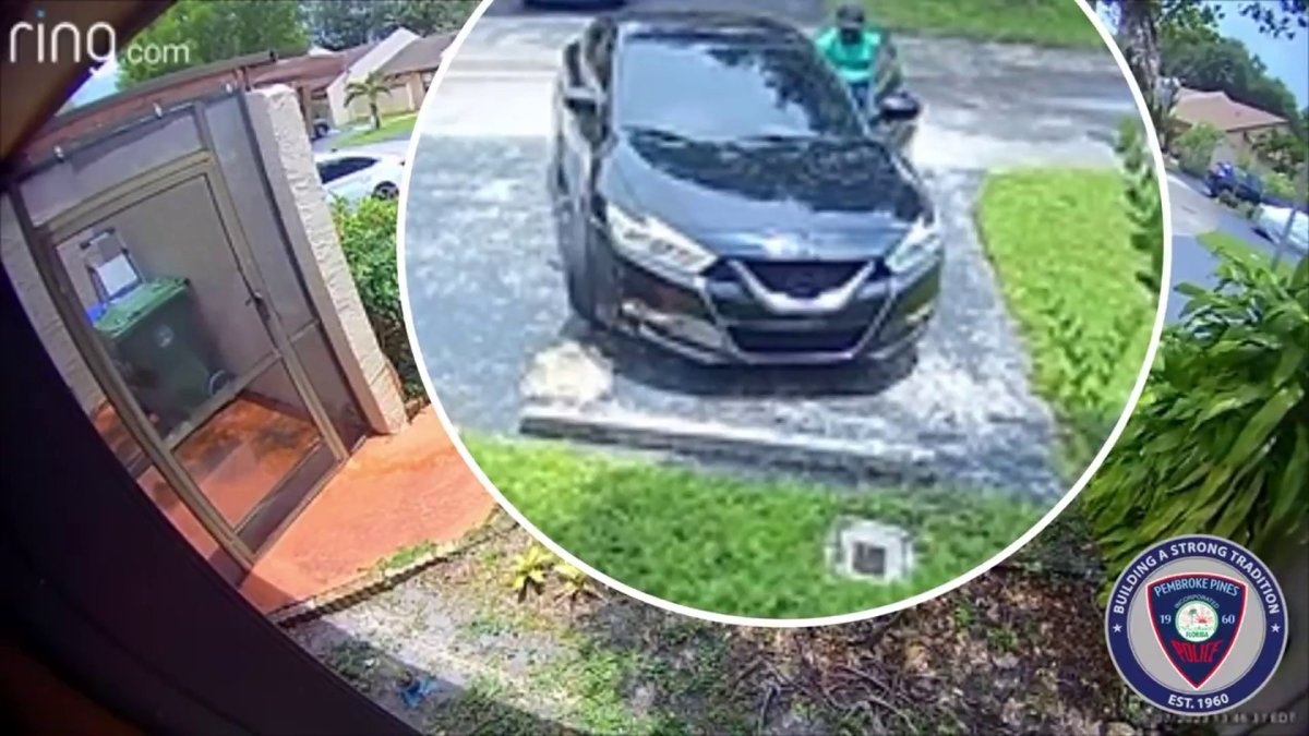 Surveillance video shows man stealing package in Pembroke Pines – NBC 6 ... Surveillance video shows man stealing package in Pembroke Pines – NBC 6 ...