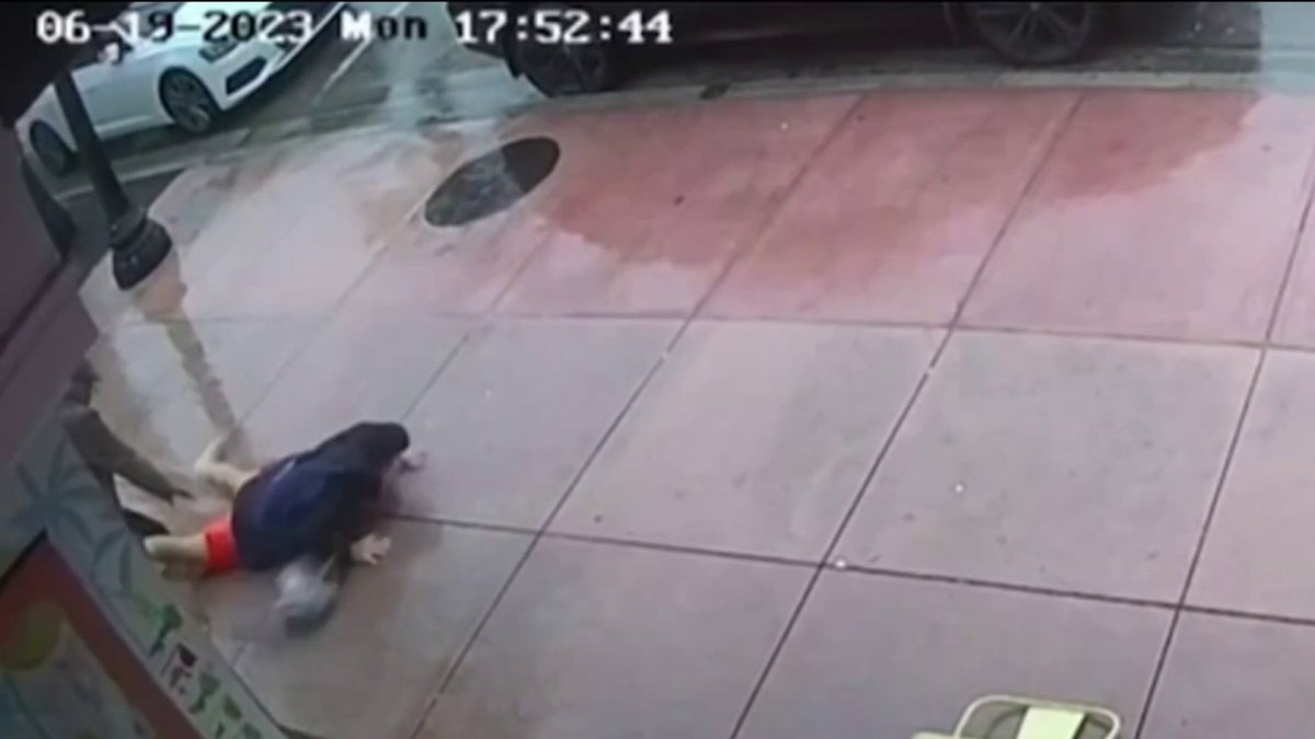 Surveillance footage shows chaos of shooting outside Miami Beach bakery ...