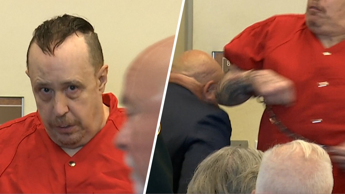 Convicted murderer, Joseph Zieler, elbows his lawyer in the face in ...