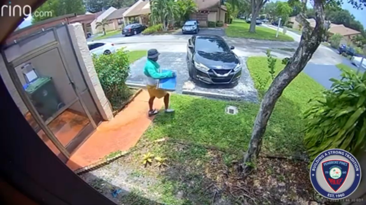 Pembroke Pines package thief caught on camera – NBC 6 South Florida