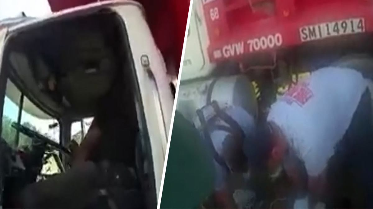 Volusia County Deputy Sgt. Brian Walsh performs CPR on unresponsive ...