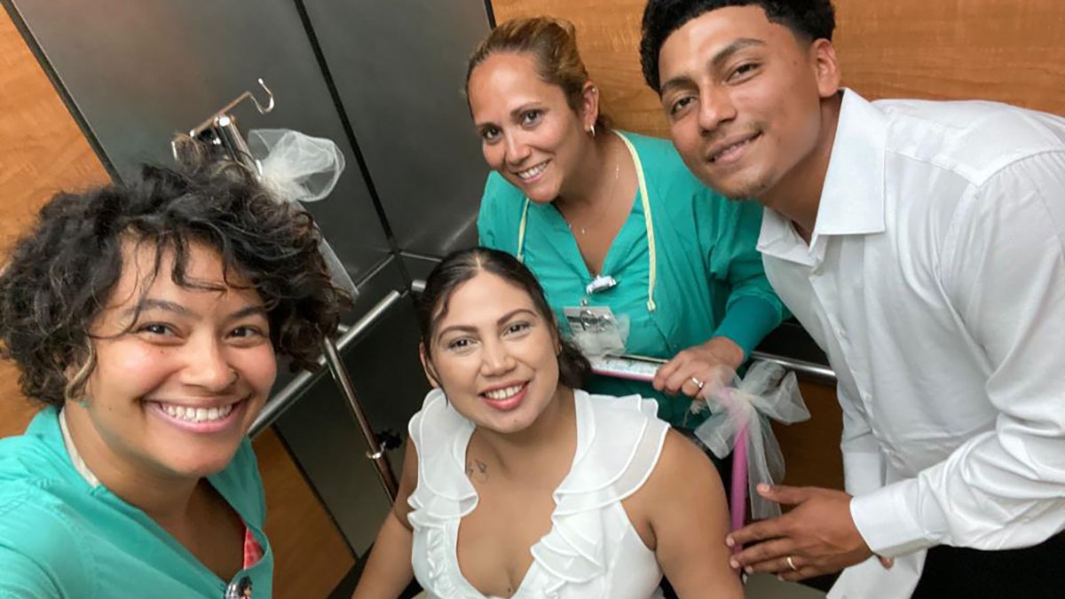 Couple gets married at Homestead hospital after pregnant bride’s water ...