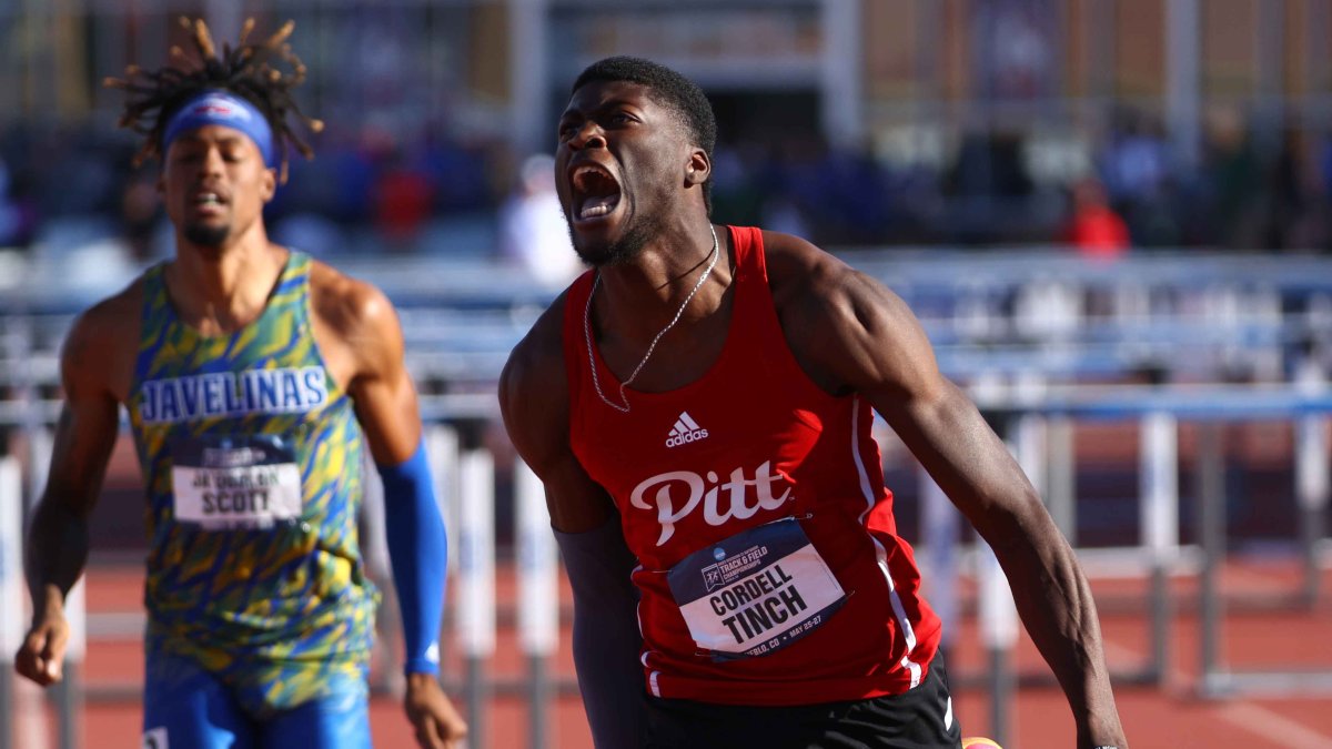 Cordell Tinch dominating hurdles months after selling cell phones – NBC ...
