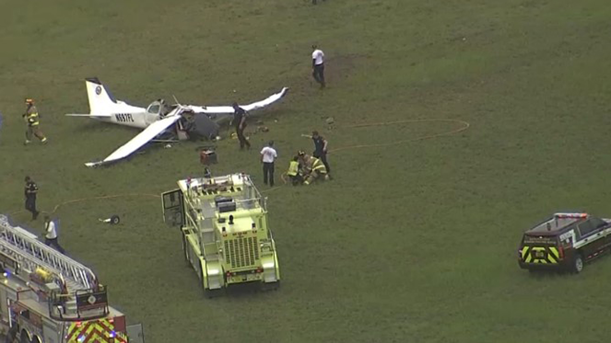 1 person killed, 2 critically injured in small plane crash at North ...