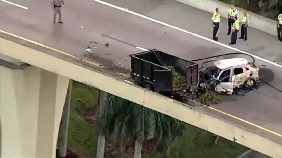 Fatal accident forces temporary closure of a section of I-595 between ...