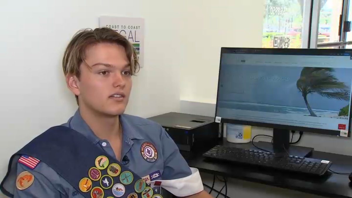 Local teen creates self-service kiosk to help Broward residents receive ...