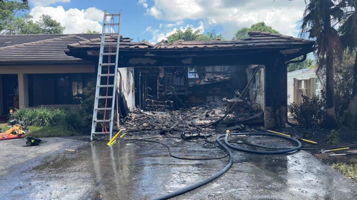 Dog and fish found dead after large fire rips through Plantation home ...