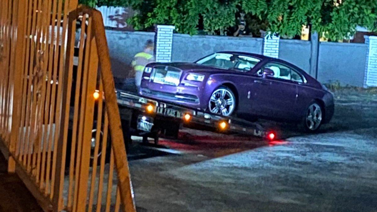 Purple Rolls-Royce found after thieves are caught on camera stealing it ...