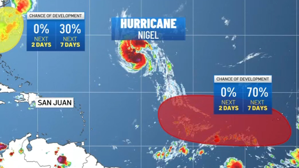 Hurricane Nigel forms in the Atlantic, expected to rapidly intensify ...