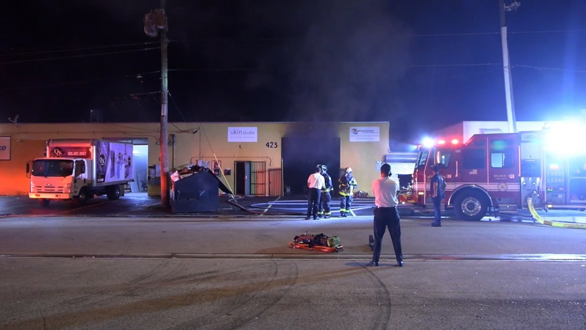 Man facing arson charge after setting Hialeah warehouse on fire: Police ...