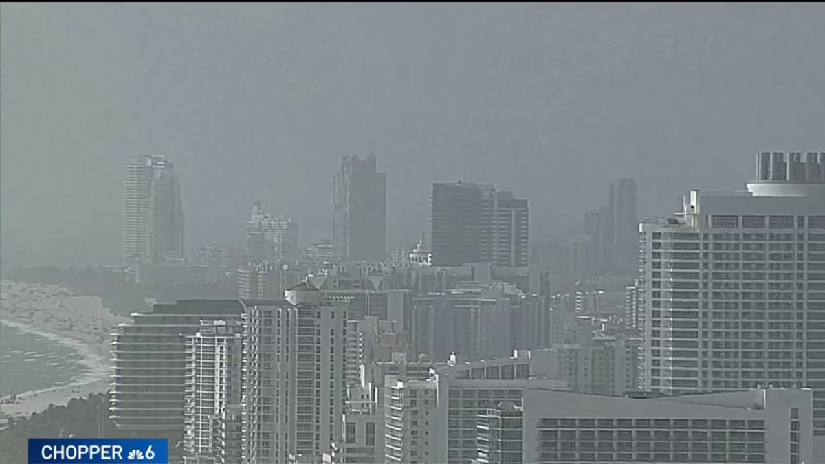 Hazy skies across South Florida from Canadian wildfire smoke – NBC 6 ...