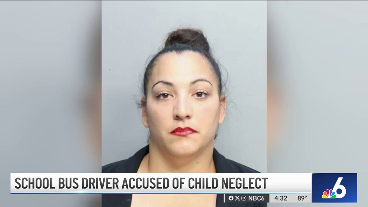 School bus driver accused of child neglect – NBC 6 South Florida
