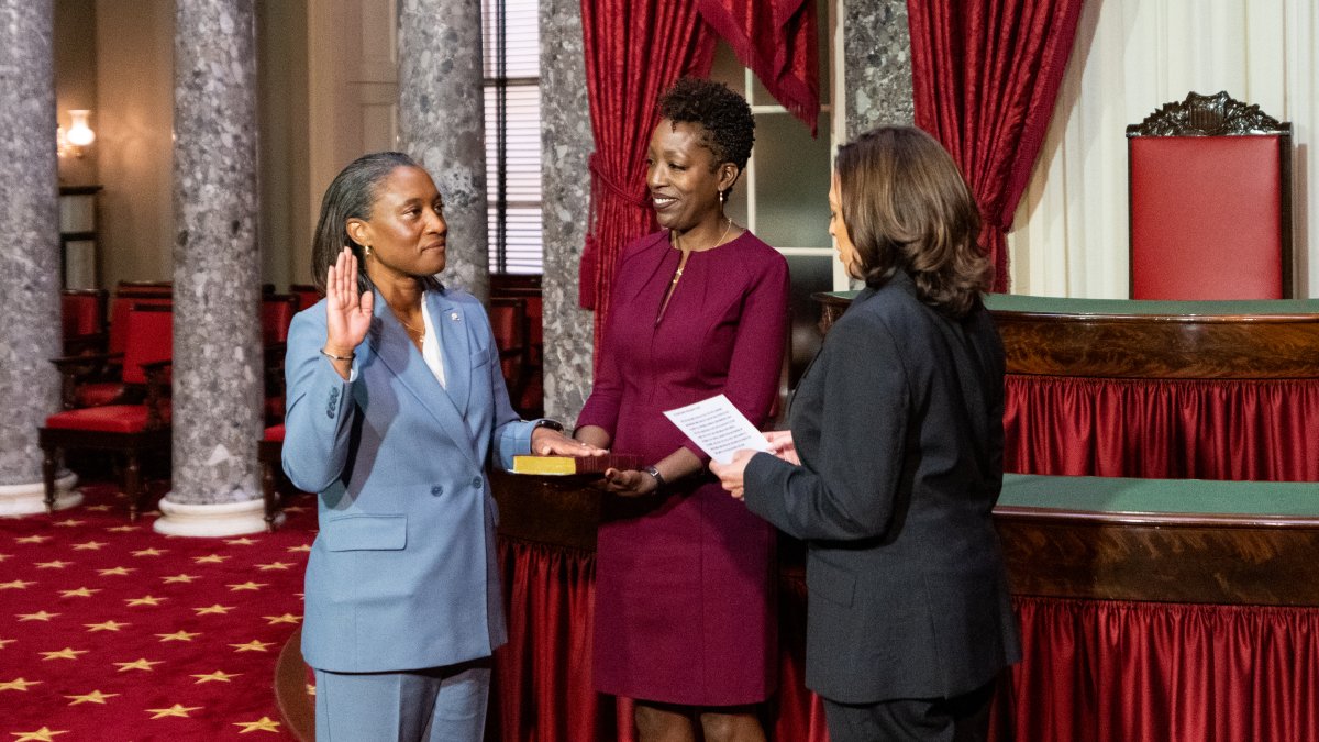 Laphonza Butler sworn in to replace late California Sen. Feinstein ...