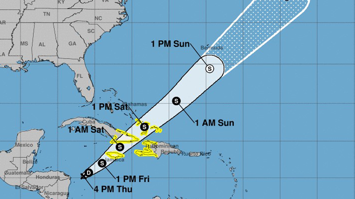 Watches issued as disturbance in Caribbean could become tropical storm ...