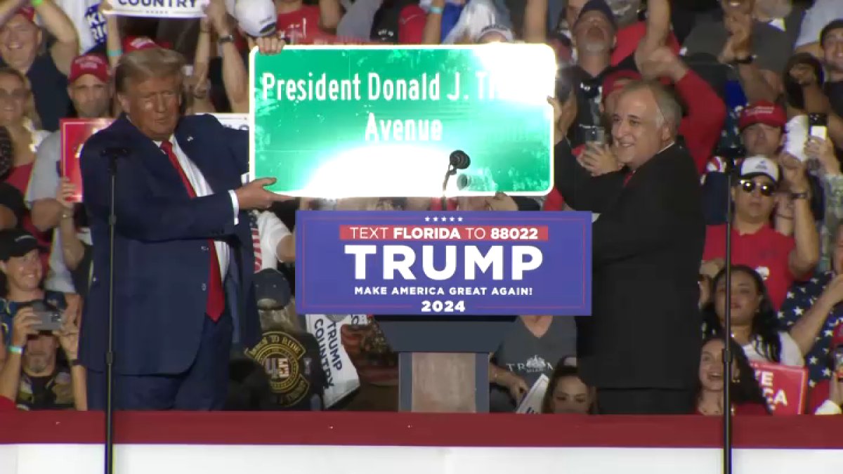 Trump rally in Hialeah: Mayor intends to name street after former ...