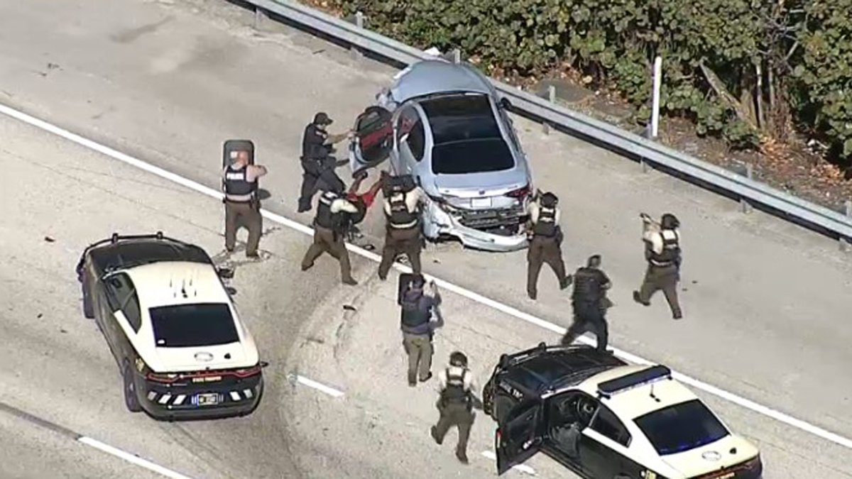 Driver In Custody After Pursuit Of Stolen Alfa Romeo Ends In Crash On