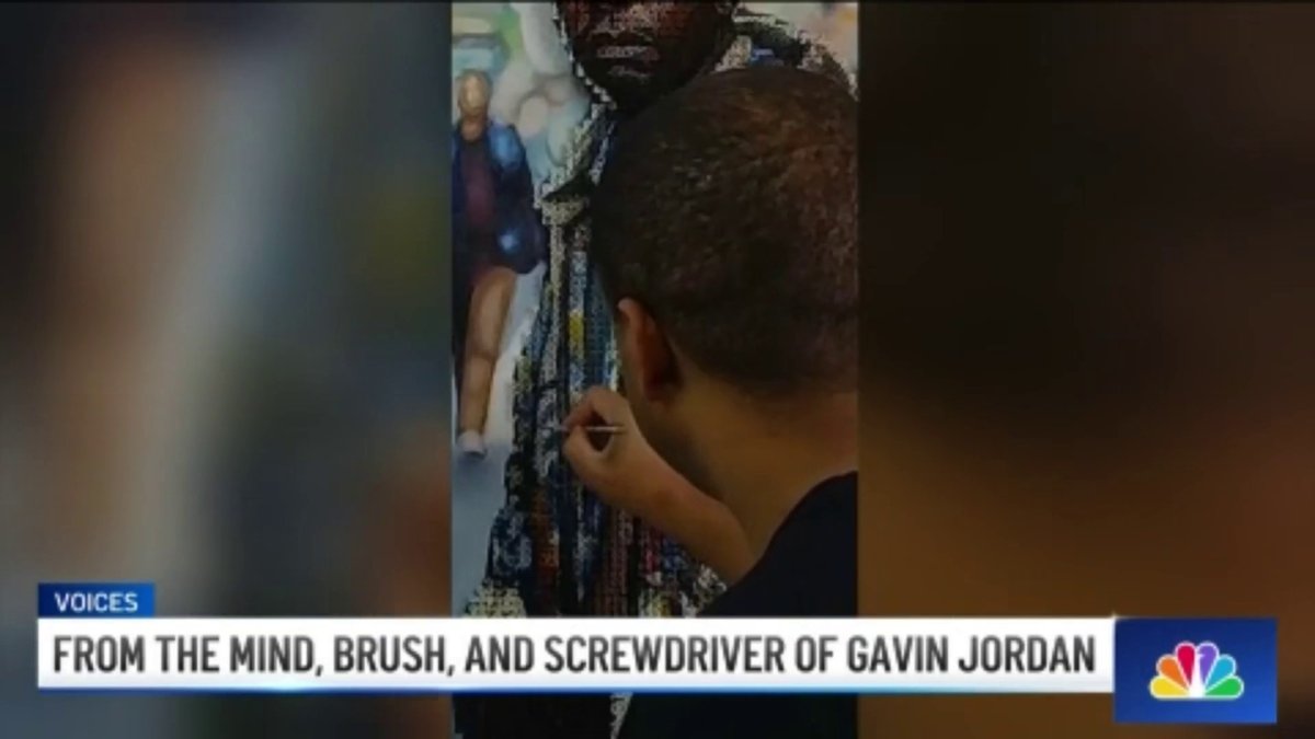 Artist Gavin Jordan celebrates the opening of his new gallery in Fort ...