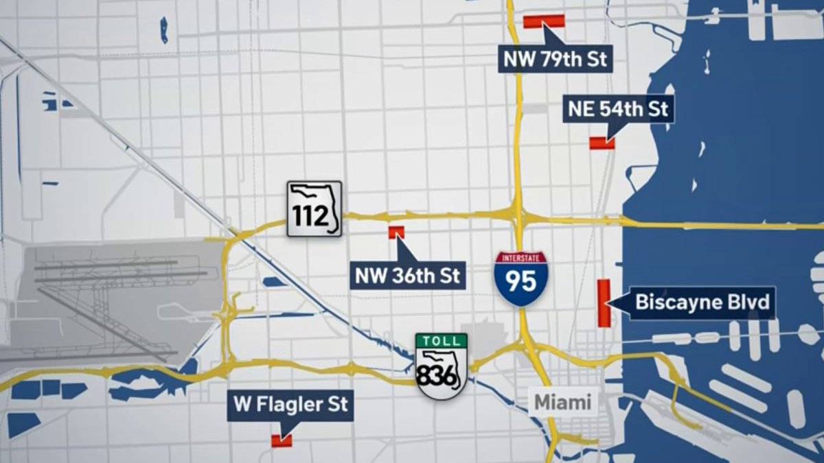 The most dangerous intersections for pedestrians, bicyclists in Miami – NBC 6 South Florida