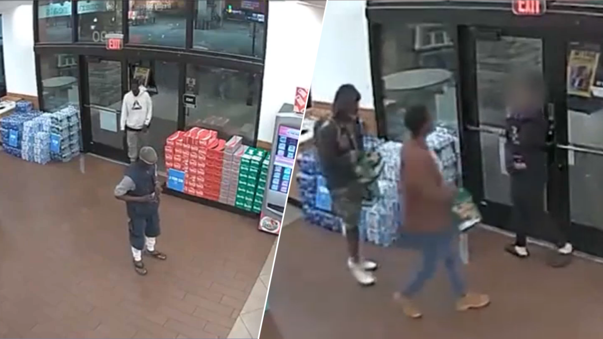 Surveillance video captures beer bandits stealing multiple cases from ...