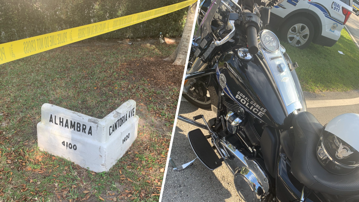 Coral Gables Police motorcycle officer hospitalized after crash – NBC 6 ...