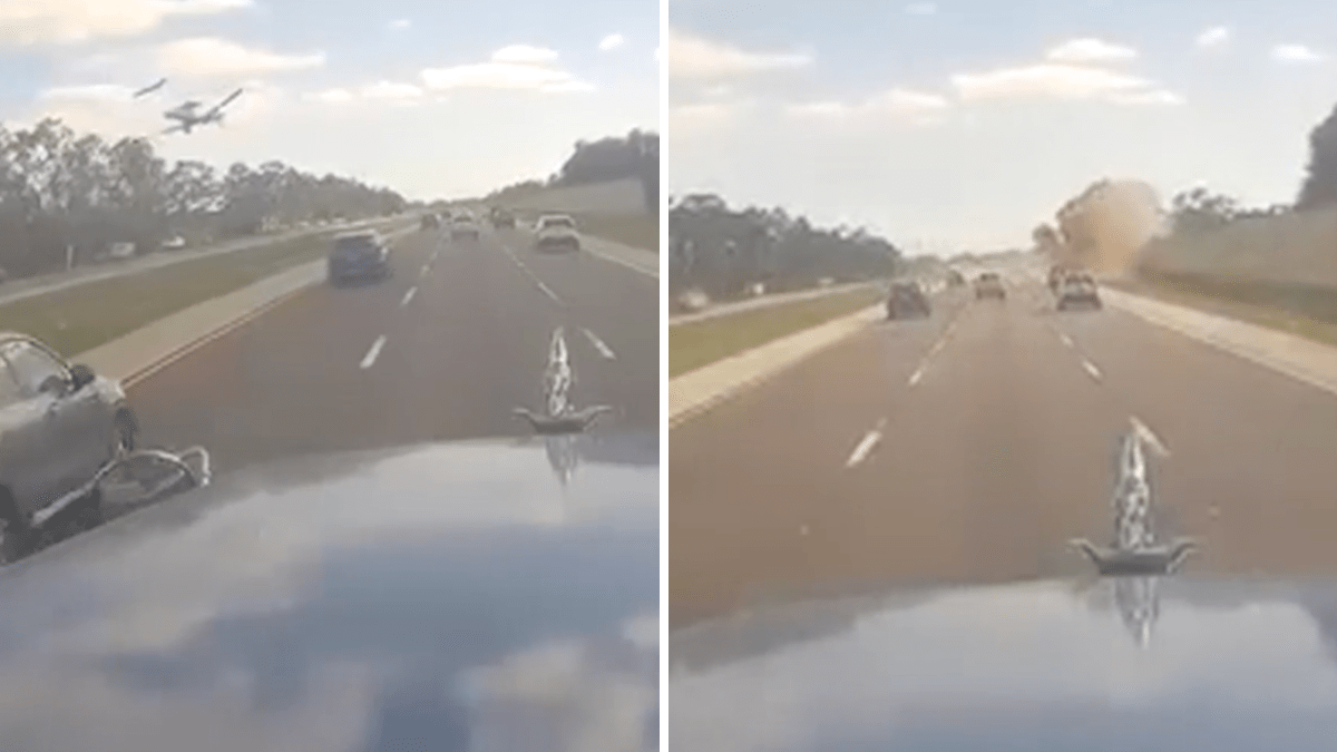 Dashcam video shows jet crashing on I-75 near Naples – NBC 6 South Florida