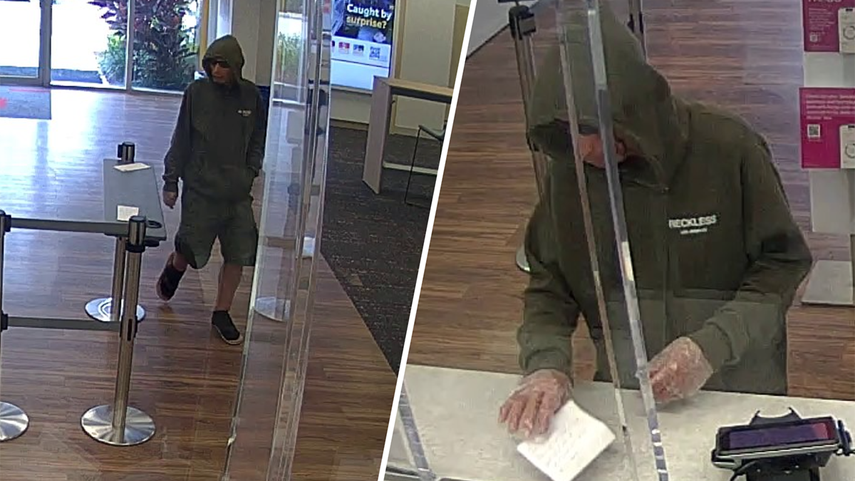 Suspect who wore ‘Reckless’ hoodie in Fort Lauderdale bank robbery ...