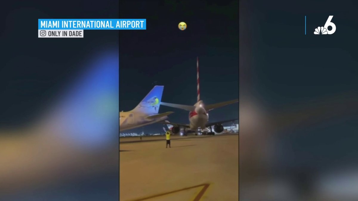 Video captures moment after American Airlines flight clips wing with ...