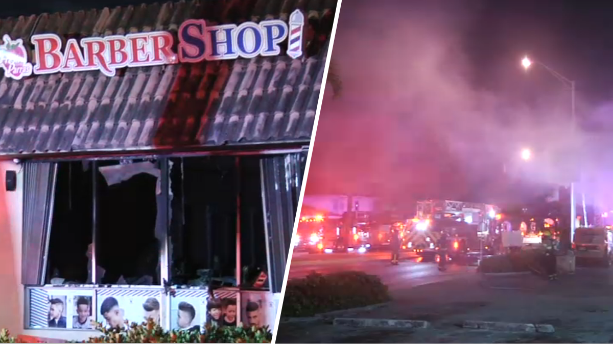 First responders confirm arson fire that destroyed barbershop in ...