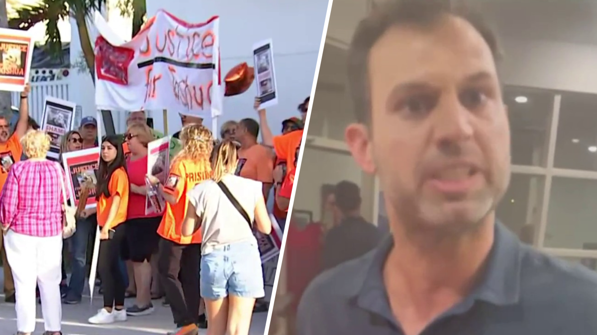 Supporters rally for 18-year-old activist accused of pushing Surfside’s ...