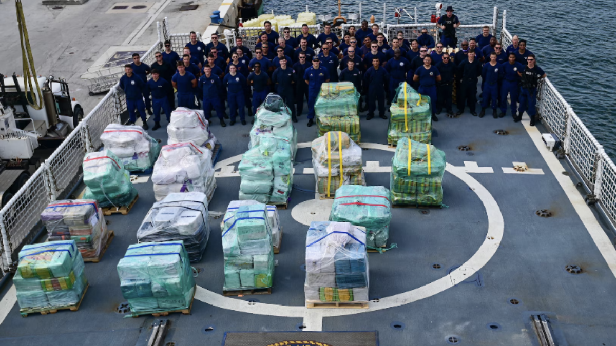 US Coast Guard offloads more than $185 million in illegal drugs during ...