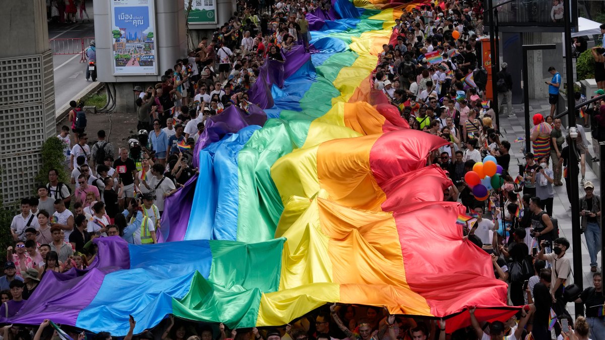 Thailand’s LGBTQ Pride Parade is now seen as a popular and political ...