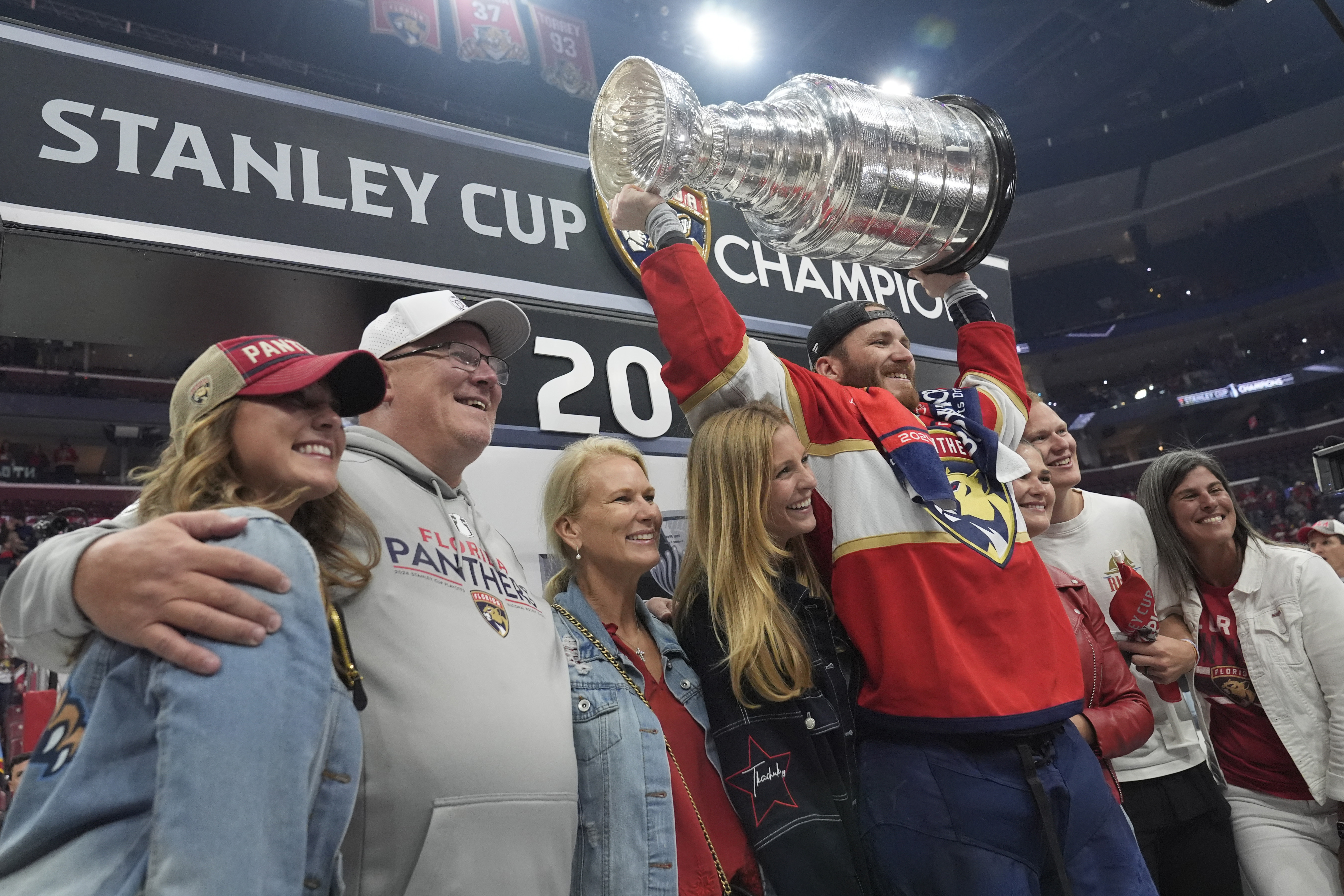 Photos: Florida Panthers hoist the Stanley Cup for the first time – NBC ...