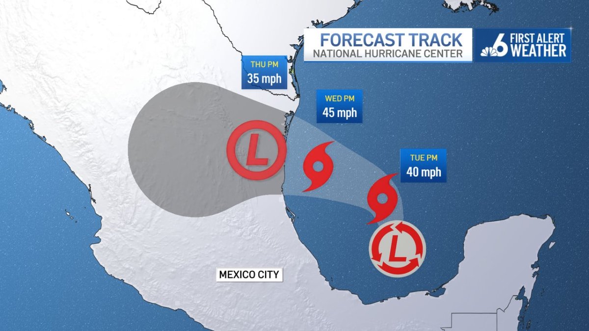 Potential Tropical Cyclone One forms over the Gulf of Mexico – NBC 6 ...