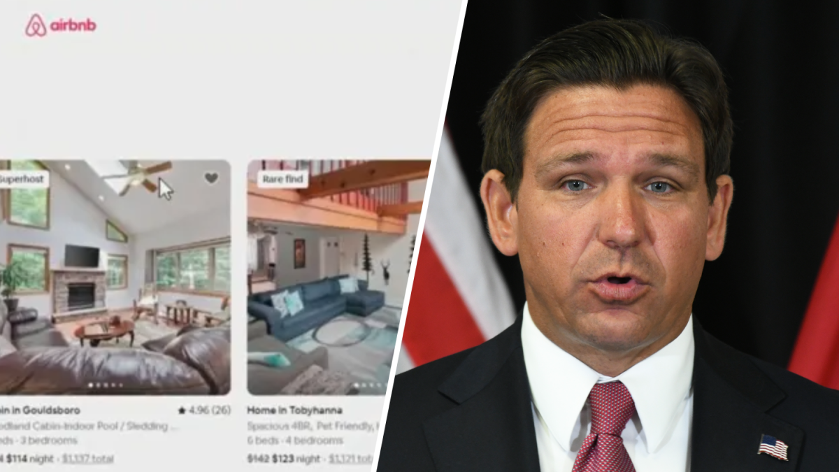 DeSantis vetoes bill to regulate short-term rentals like Airbnb – NBC 6 South Florida