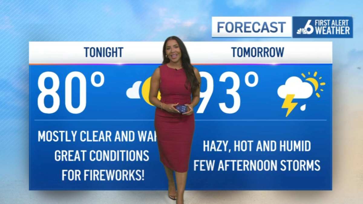 NBC6 First Alert forecast – July 4, 2024 evening – NBC 6 South Florida