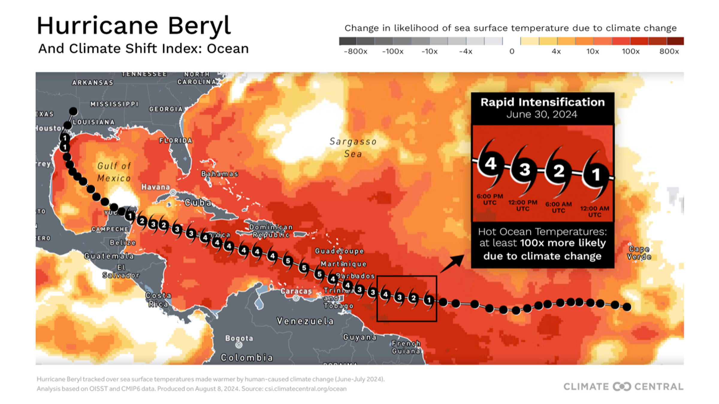 See how climate change influences sea surface temps – and how that ...
