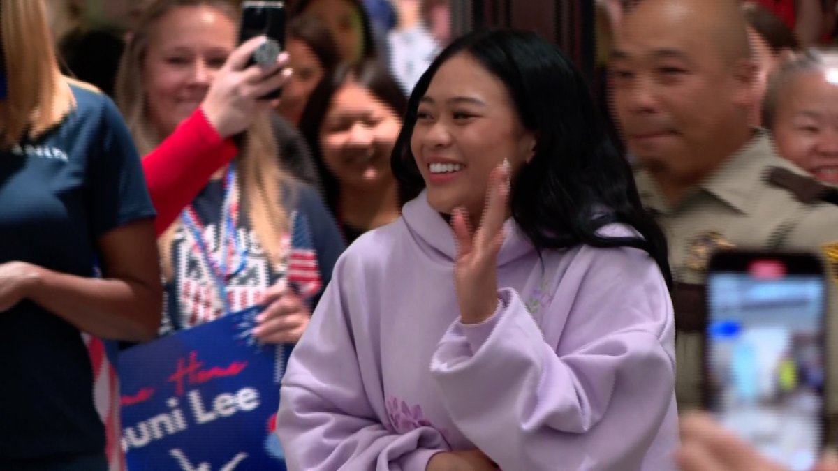 Suni Lee returns home from Paris Olympics – NBC 6 South Florida