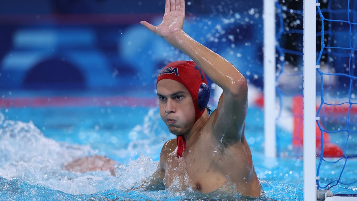 Paris Olympics: US goalkeeper Adrian Weinberg scores full-pool goal at ...