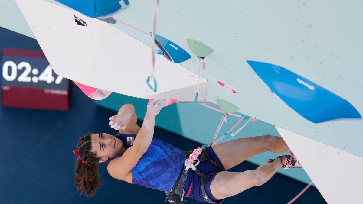 U.S. climber Raboutou fastens onto silver during lead route – NBC 6 ...