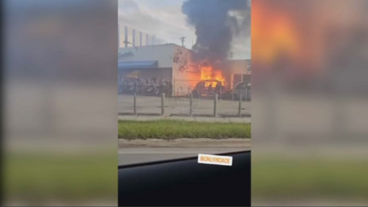 Video shows fire at Miami electric vehicle shop – NBC 6 South Florida