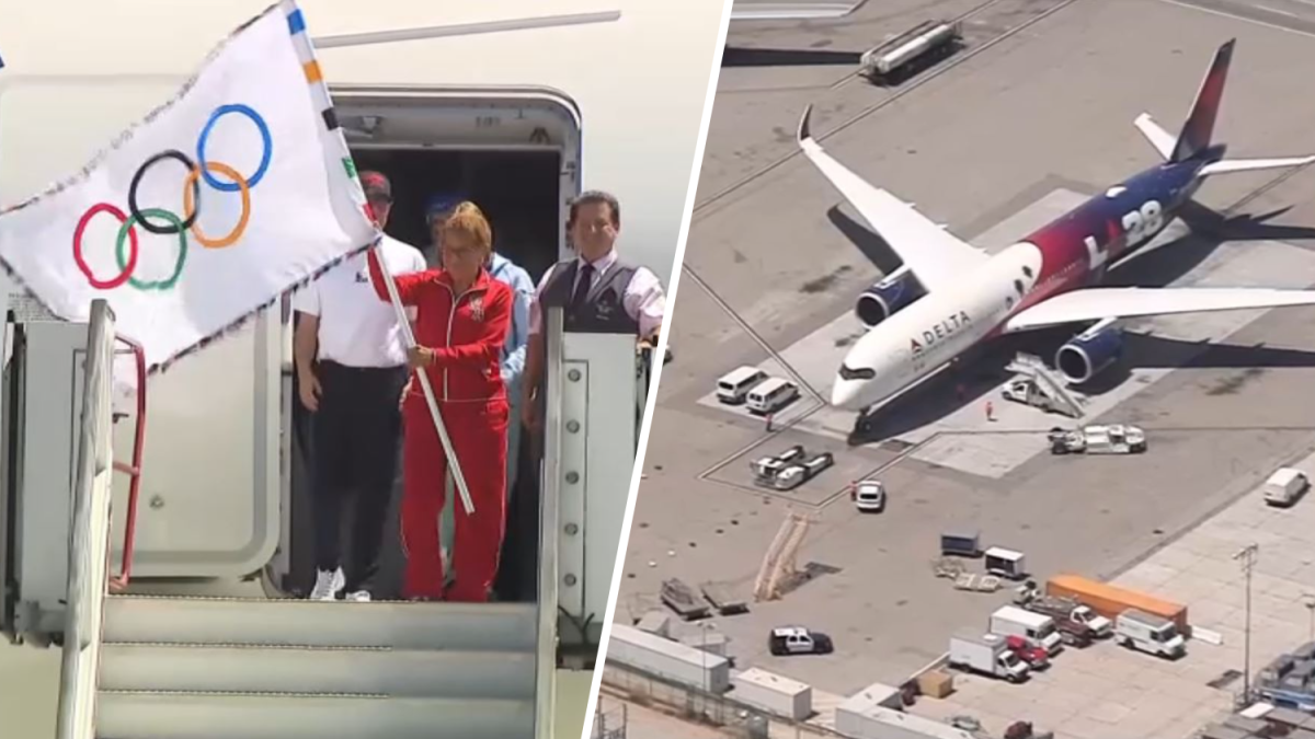 Live updates: Olympic flag arrives in LA for 2028 Olympics – NBC 6 ...