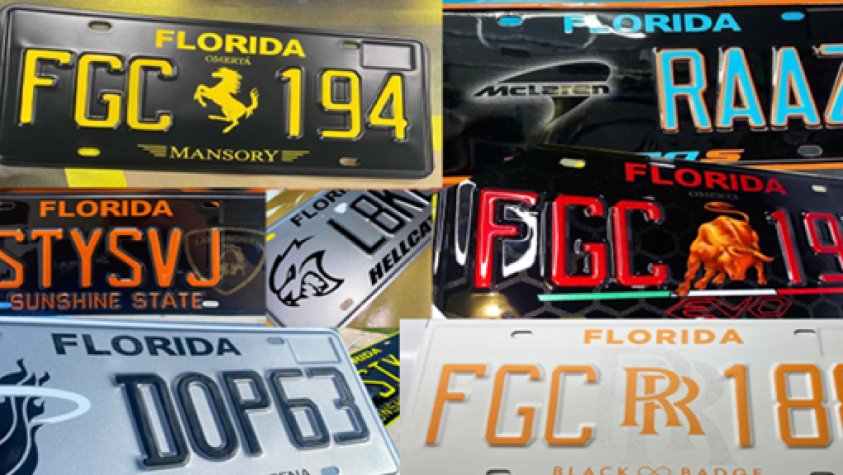 FHP cracks down on illegally customized license plates – NBC 6 South ...