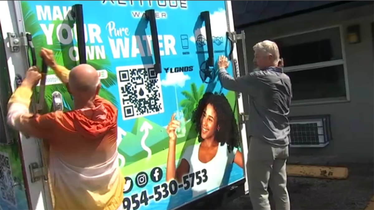 First of its kind disaster relief trailer bringing aid to Helene ...