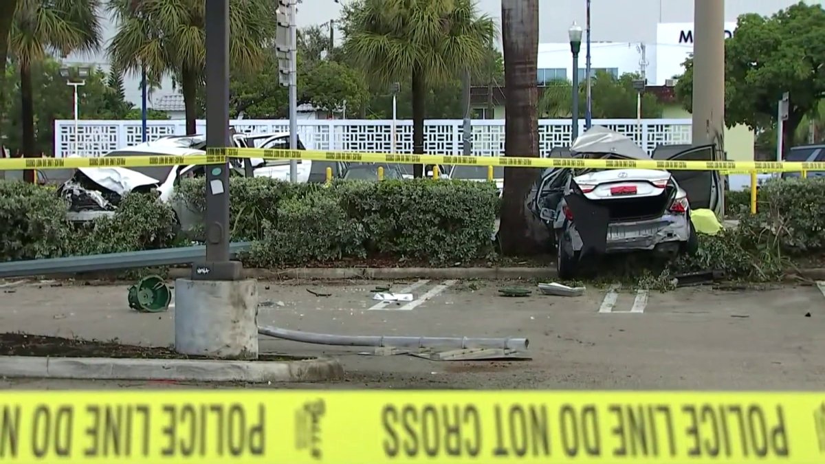 Man killed, woman injured in 3-vehicle hit-and-run crash in Miami – NBC ...
